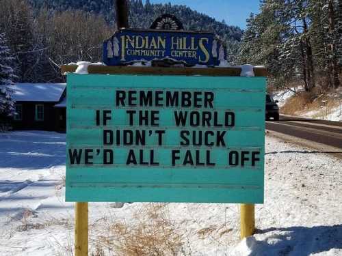 Indian Hills Signs | creativeartworksblog