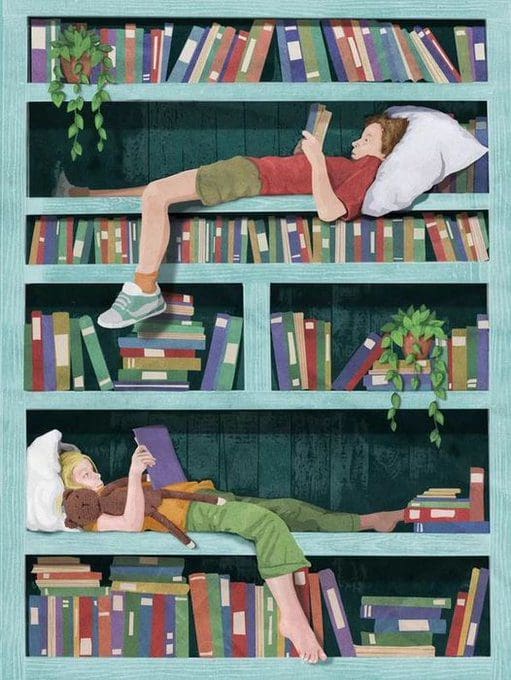 Happiness is a Stack of Books | creativeartworksblog